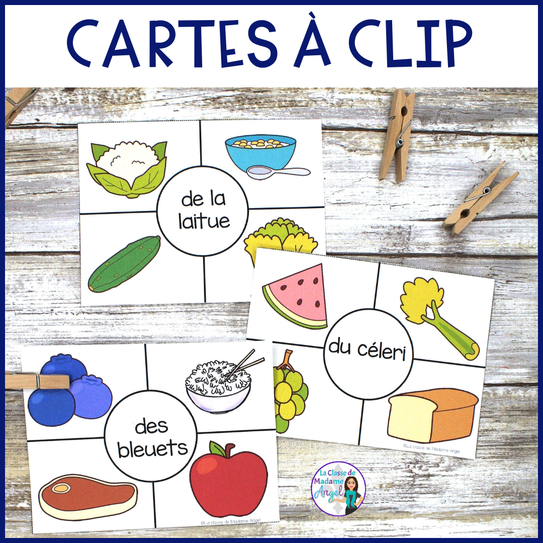 Jeux de vocabulaire - J'ai fini! French Vocabulary Games and Centres B ...